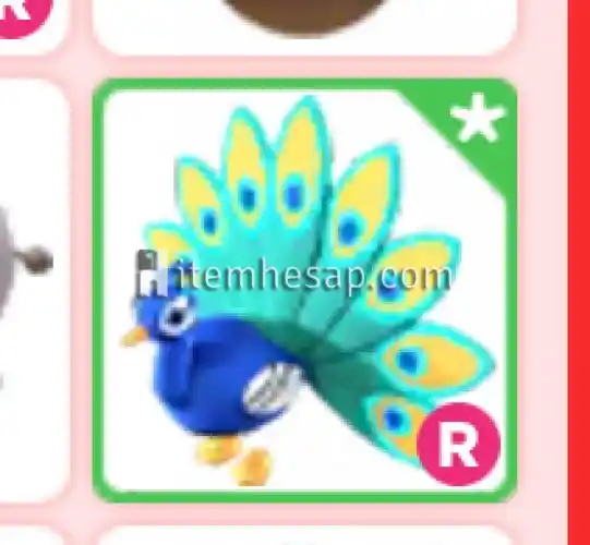 Adopt me ride peacock Satın Al - 3394 | İtemHesap