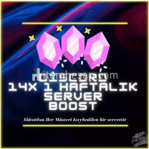 1 Haftalık 14x Discord Server Boost Satın Al - 15096 | İtemHesap