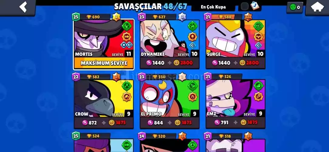 Bol Elmaslı , Brawl Passli Skinli Hesap Satın Al - 19686 | İtemHesap