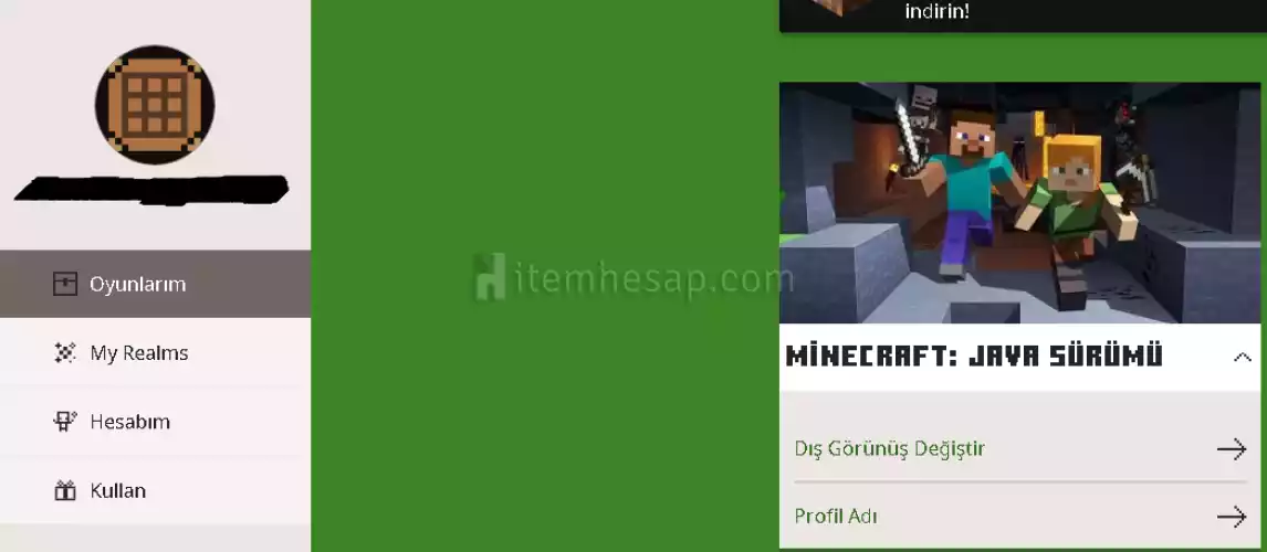 Minecraft Premium Hesap (+Bedrock) Satın Al - 24956 | İtemHesap