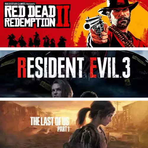 Rdr2 + Resident Evil 3 + The Last Of Us Part I Satın Al - #32891 ...